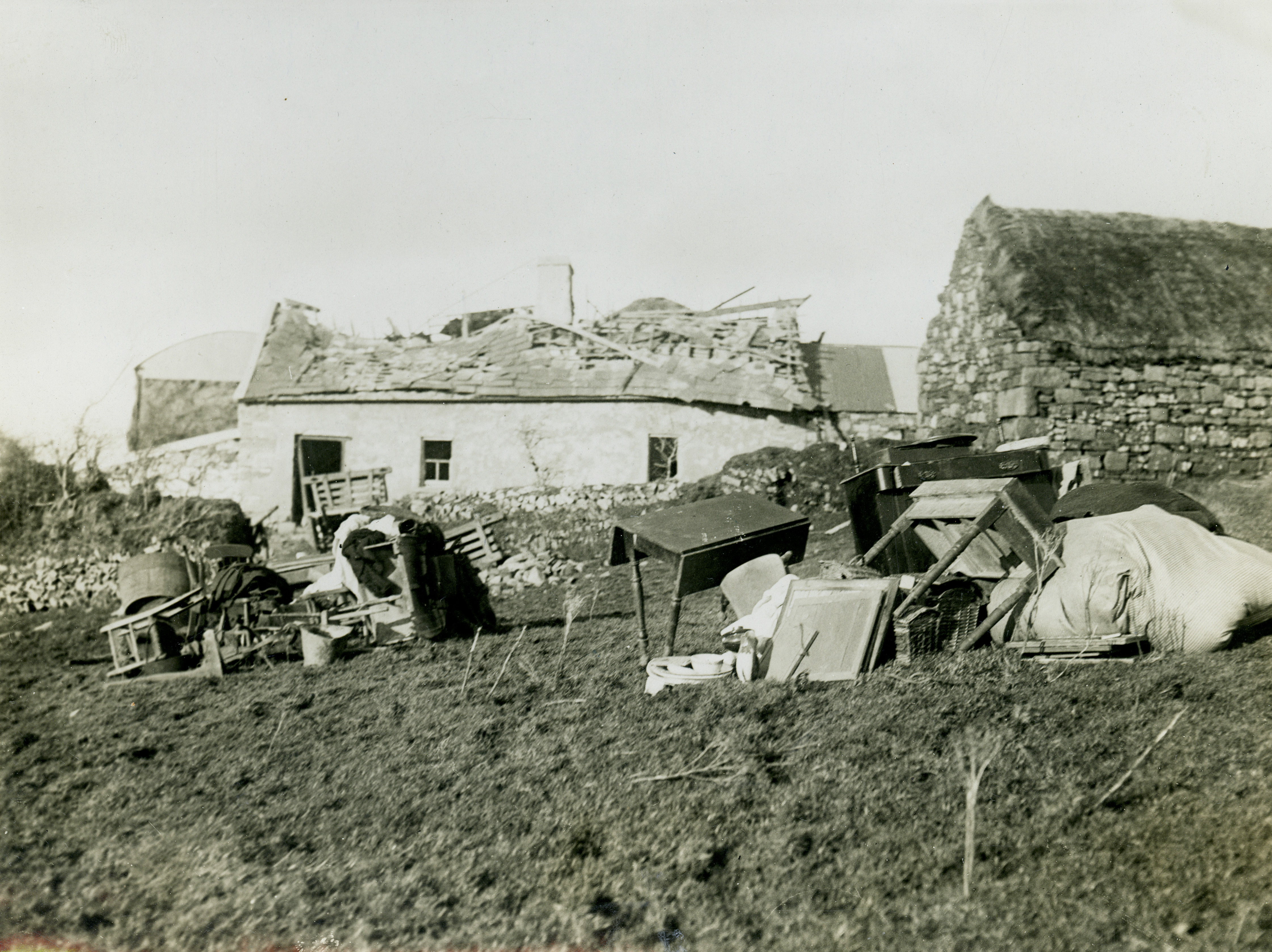 Reprisal burning, Meelin, Co. Cork, January 1921 | National Museum of ...