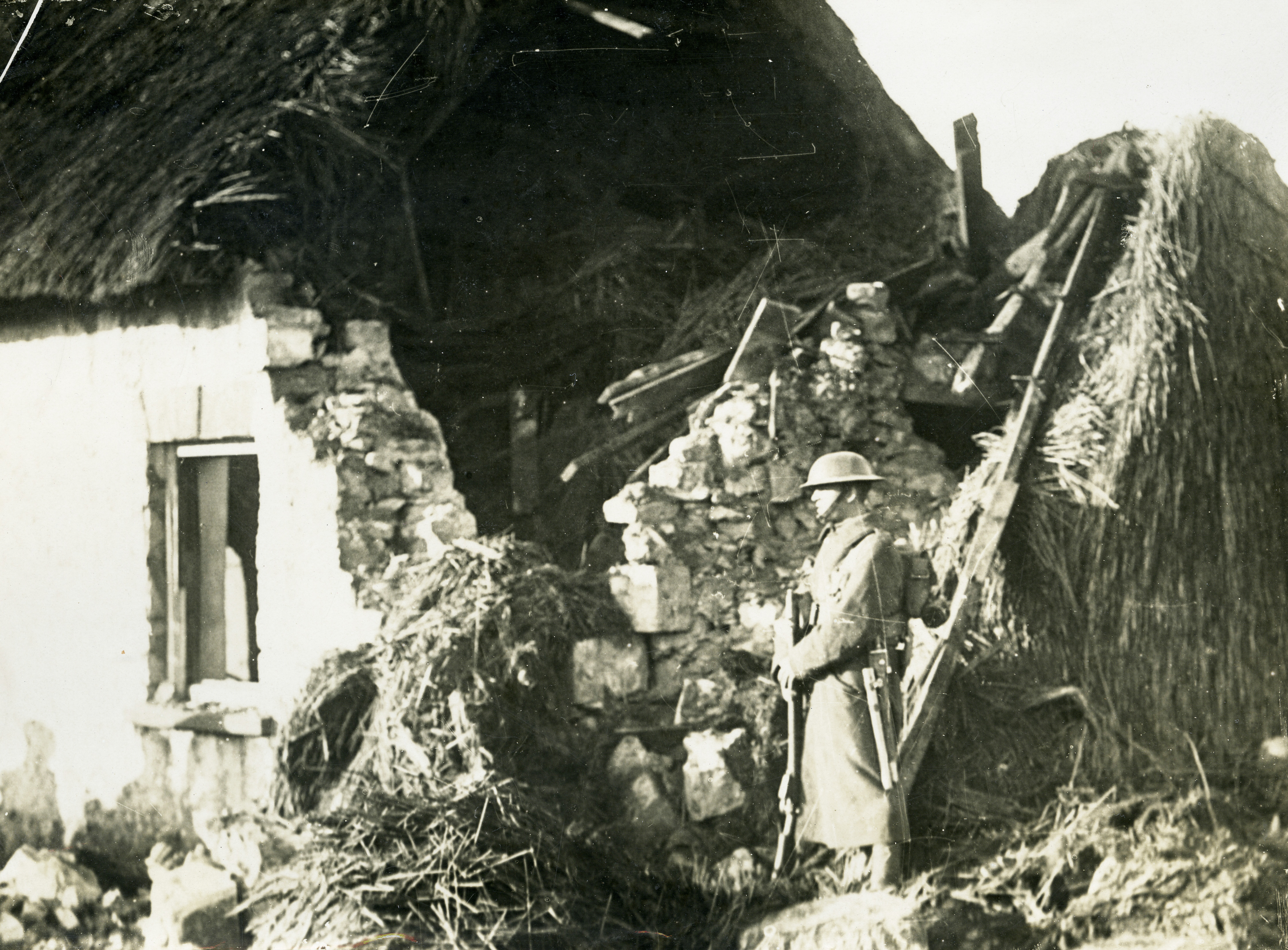 Reprisal burning, Meelin, Co. Cork, January 1921 | National Museum of ...