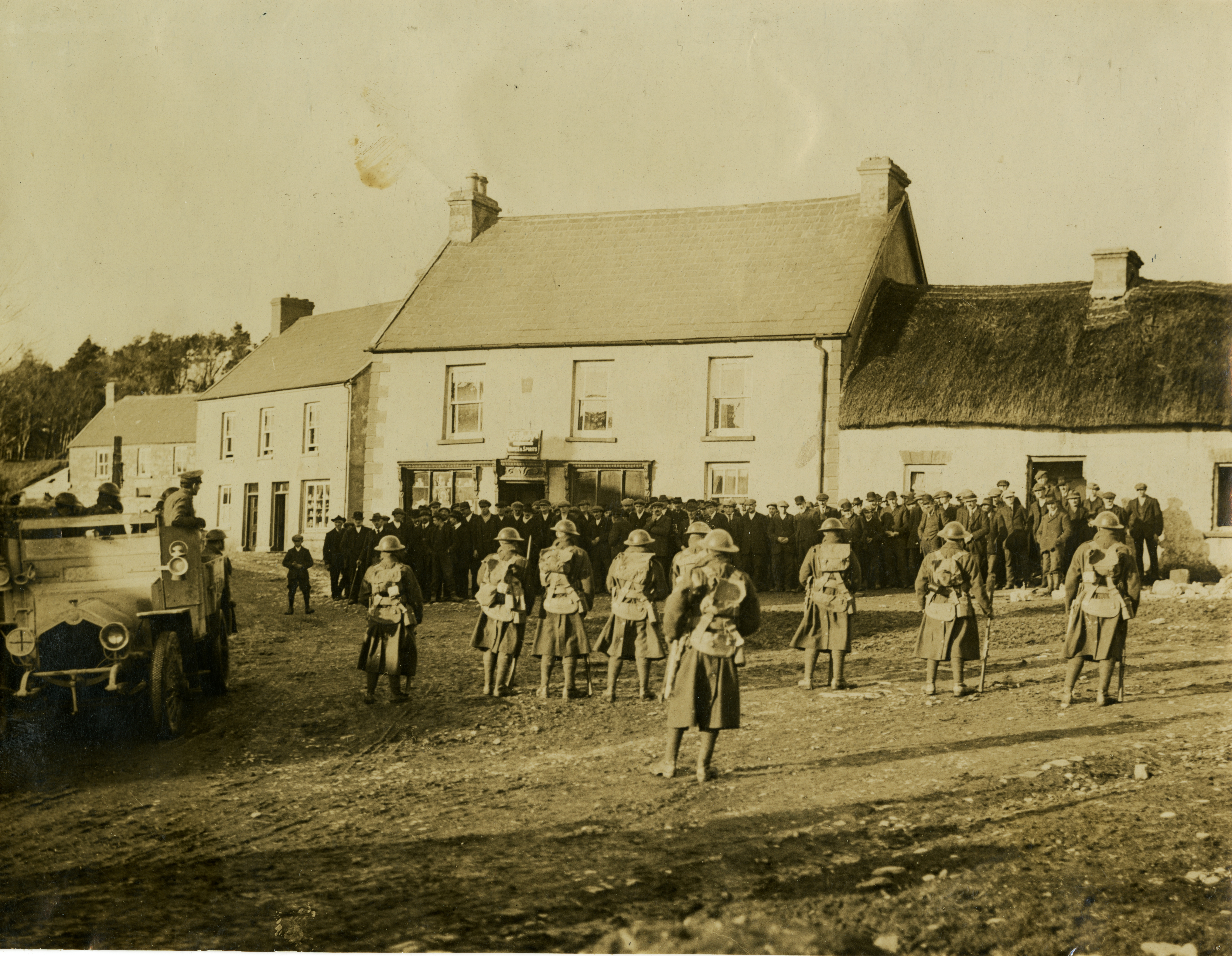 Reprisal burning, Meelin, Co. Cork, January 1921 | National Museum of ...
